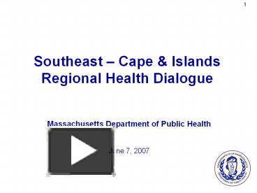 Massachusetts Department of Public Health presentation | free to view