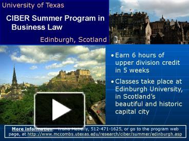PPT – Earn 6 hours of upper division credit in 5 weeks PowerPoint ...