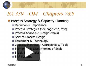 PPT – BA 339 PowerPoint presentation | free to view - id: 23e328-ZDc1Z