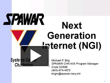 PPT – Next Generation Internet NGI PowerPoint presentation | free to ...