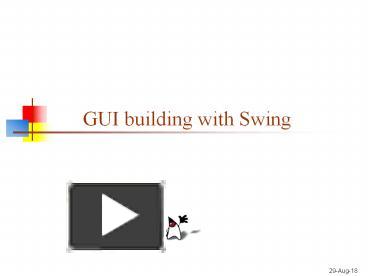 GUI building with Swing presentation | free to download