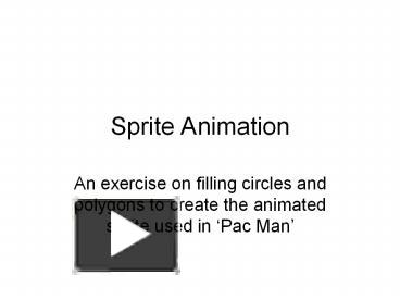 Sprite Animation presentation | free to download