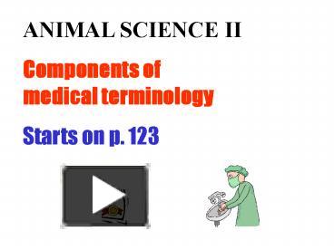 PPT – ANIMAL SCIENCE II PowerPoint presentation | free to view - id ...