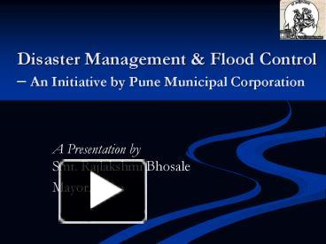 Disaster Management presentation | free to view