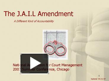 PPT – The J'A'I'L Amendment PowerPoint presentation | free to view - id ...