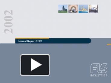 PPT – Annual Report 2002 PowerPoint presentation | free to download ...