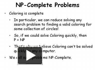 PPT – Hard problems PowerPoint presentation | free to download - id ...