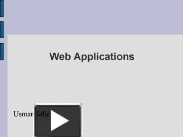 PPT – Web Applications PowerPoint presentation | free to download - id ...