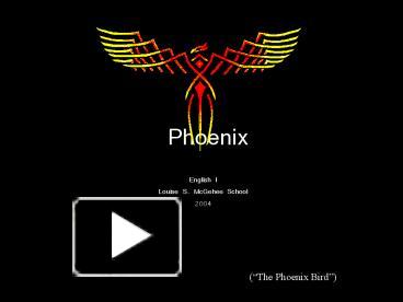 Phoenix presentation | free to view