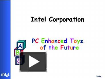 PPT – Intel Corporation PowerPoint presentation | free to view - id ...