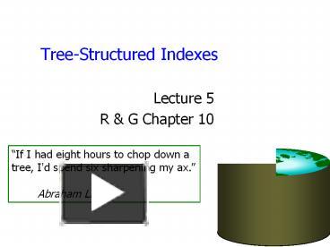 PPT – Tree-Structured Indexes PowerPoint presentation | free to view ...