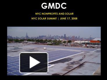 GMDC presentation | free to view