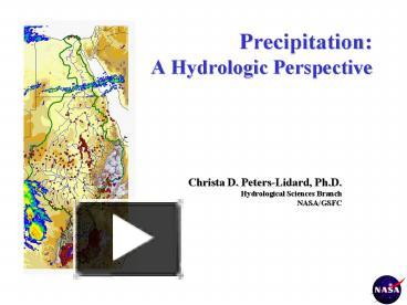 PPT – Precipitation: A Hydrologic Perspective PowerPoint presentation ...