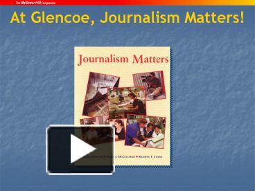 Journalism presentation | free to view