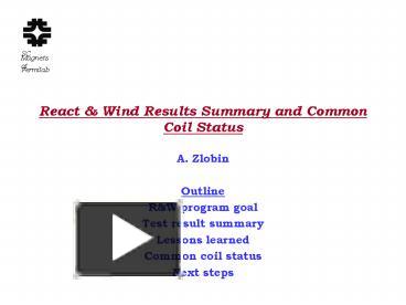 PPT – React PowerPoint presentation | free to view - id: 24938f-ZDc1Z