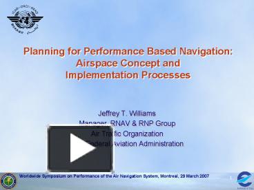 PPT – Planning for Performance Based Navigation: Airspace Concept and ...