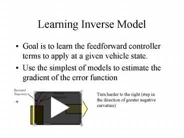 Learning Inverse Model presentation | free to view