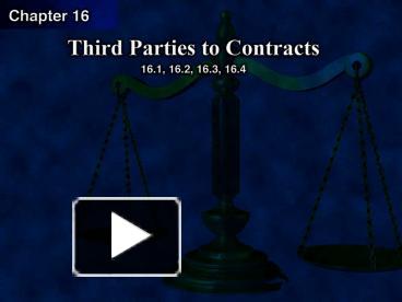 Every contract creates both rights and duties' presentation | free to view