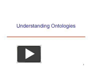 PPT – Understanding Ontologies PowerPoint presentation | free to view ...