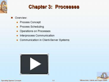 Chapter 3: Processes presentation | free to view