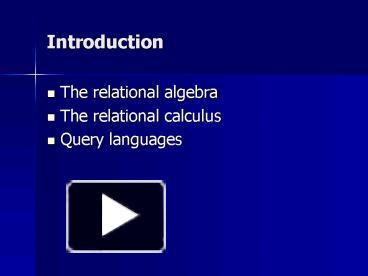 PPT – The relational algebra PowerPoint presentation | free to view ...
