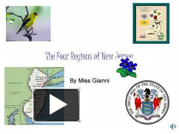 PPT – The Four Regions of New Jersey PowerPoint presentation | free to ...