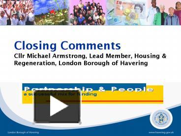 Closing Comments presentation | free to view