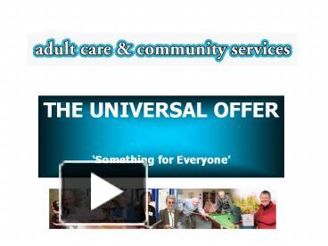 PPT – THE UNIVERSAL OFFER PowerPoint presentation | free to view - id ...