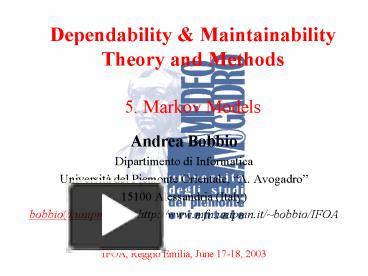 Dependability presentation | free to view