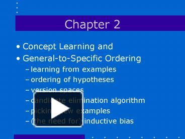 PPT – Concept Learning and PowerPoint presentation | free to view - id ...