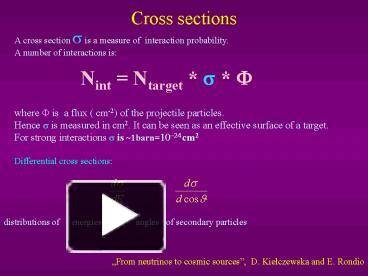 PPT – Cross sections PowerPoint presentation | free to view - id ...