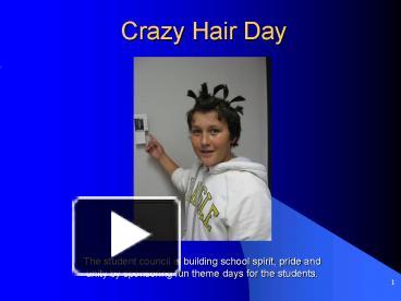 PPT – Crazy Hair Day PowerPoint presentation | free to view - id ...
