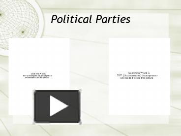 PPT – Political Parties PowerPoint presentation | free to view - id ...