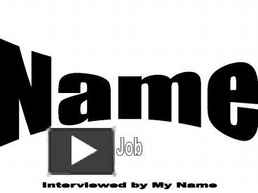 PPT – Name PowerPoint presentation | free to download - id: 250929-NmY3M