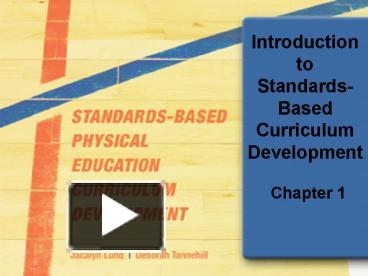 PPT – Introduction to StandardsBased Curriculum Development PowerPoint ...