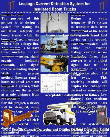 PPT – Leakage Current Detection System for PowerPoint presentation ...