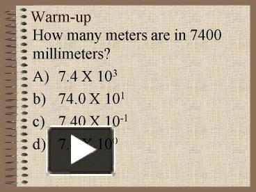 Warmup presentation | free to view