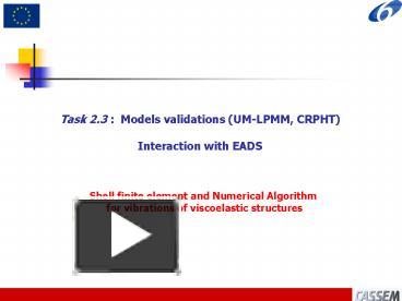 PPT – Dr' salim Belouettar PowerPoint presentation | free to view - id ...