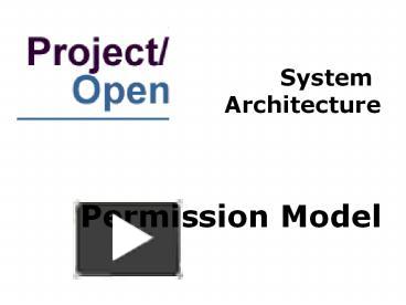 PPT – Permission Model PowerPoint presentation | free to download - id ...