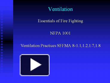 PPT – Ventilation PowerPoint presentation | free to view - id: 2527ba-ZDc1Z