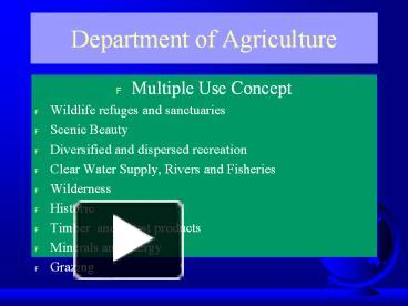 PPT – Department of Agriculture PowerPoint presentation | free to view ...