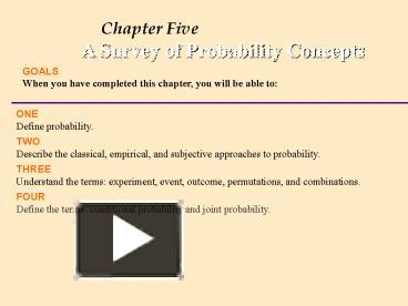 PPT – Chapter Five PowerPoint presentation | free to view - id: 253b57 ...