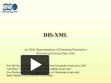 PPT – DISXML PowerPoint presentation | free to view - id: 254413-ZTEyM