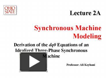 PPT – Lecture 2A PowerPoint presentation | free to view - id: 2546c-NzRkM
