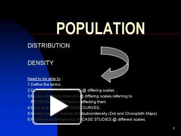 PPT – POPULATION PowerPoint presentation | free to view - id: 254dde-ZDc1Z