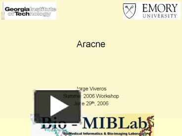 Aracne presentation | free to view