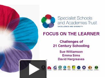 PPT – FOCUS ON THE LEARNER PowerPoint presentation | free to view - id ...