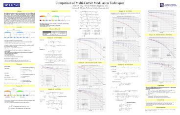 Comparison of MultiCarrier Modulation Techniques presentation | free to ...