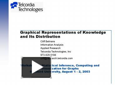 PPT – Graphical Representations of Knowledge and Its Distribution ...