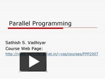 PPT – Parallel Programming PowerPoint presentation | free to view - id ...